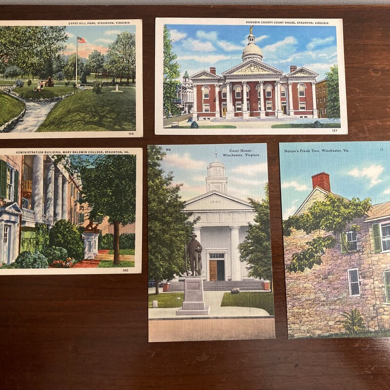 Virginia Postcards - Etsy