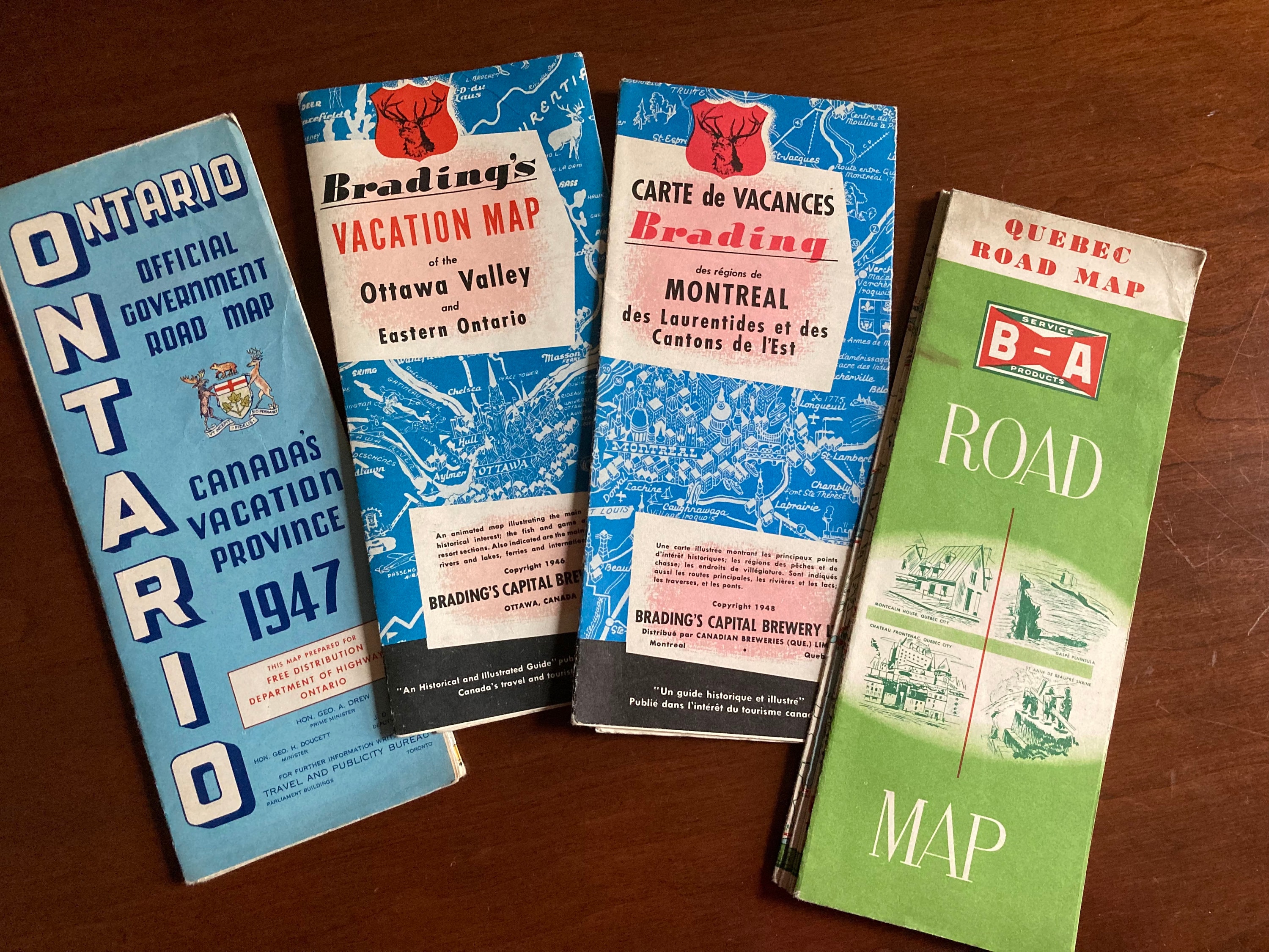 1940s Canadian Maps - Etsy