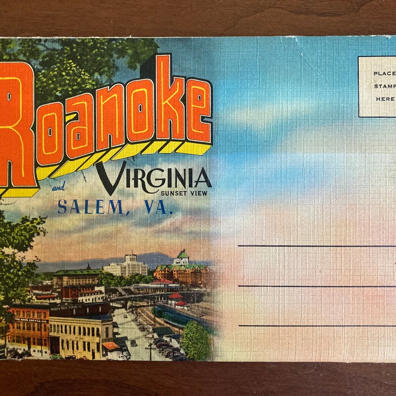 Postcard Folder - Etsy