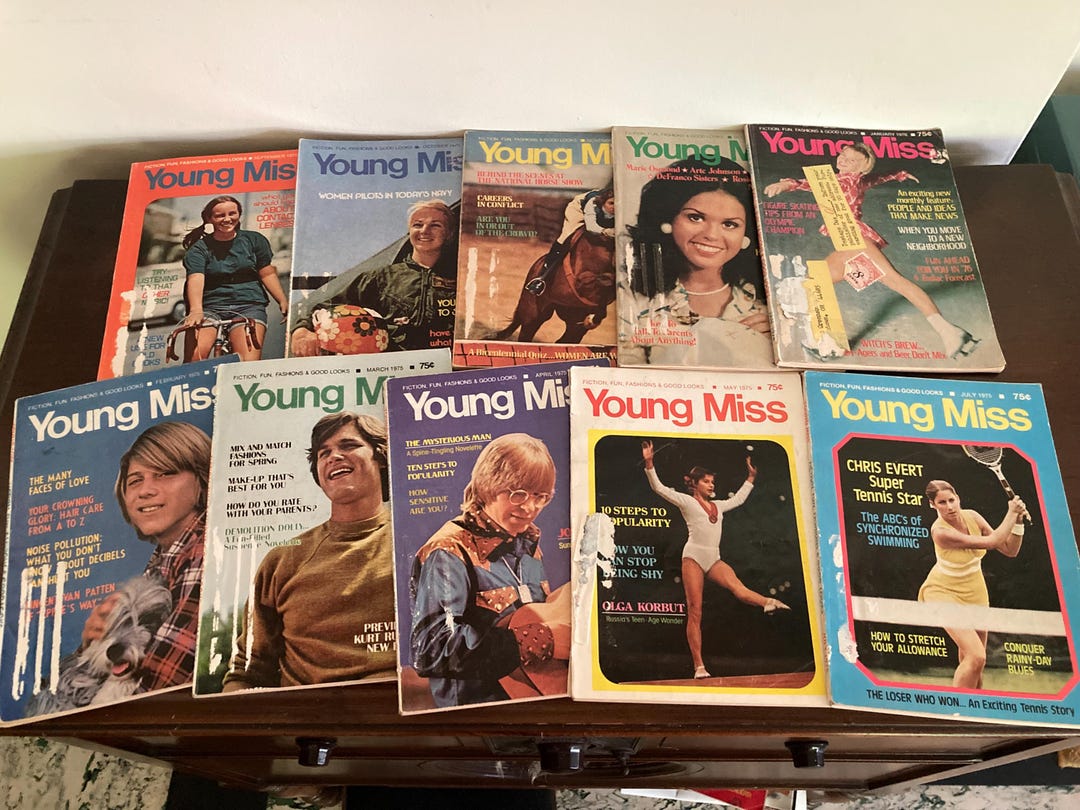 Young Miss Magazines From 1975 and 1976 - Etsy