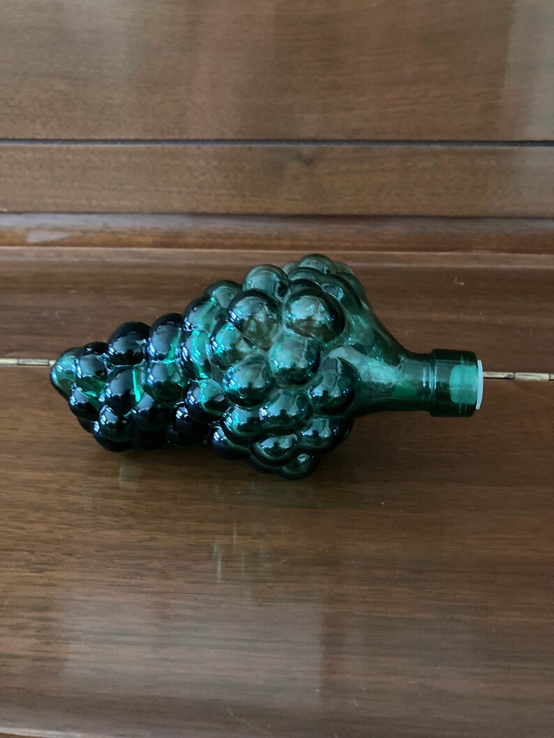 1960s Green Glass Grape Flask From Italy - Etsy
