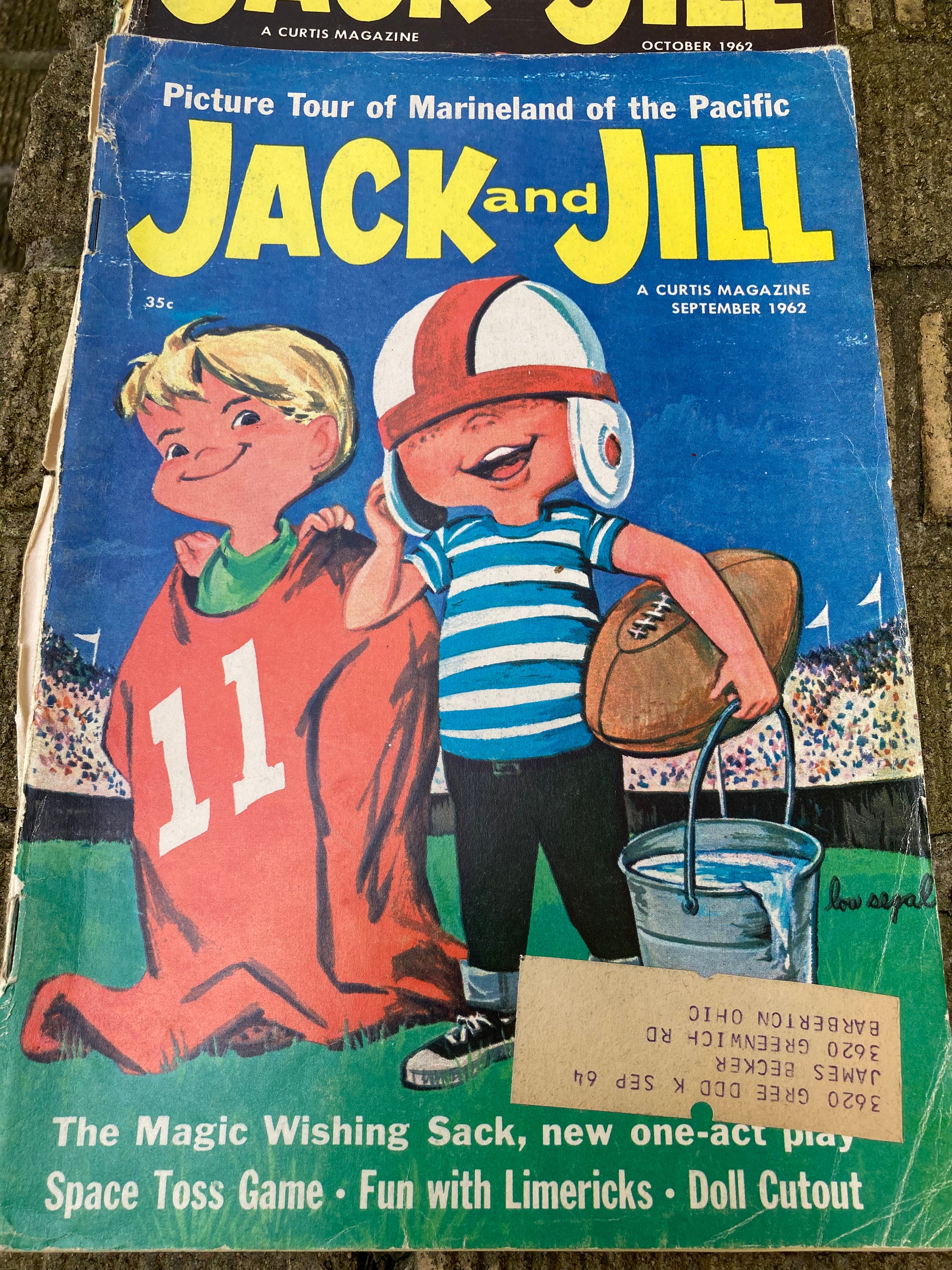Jack and Jill Magazines 1962 - Etsy
