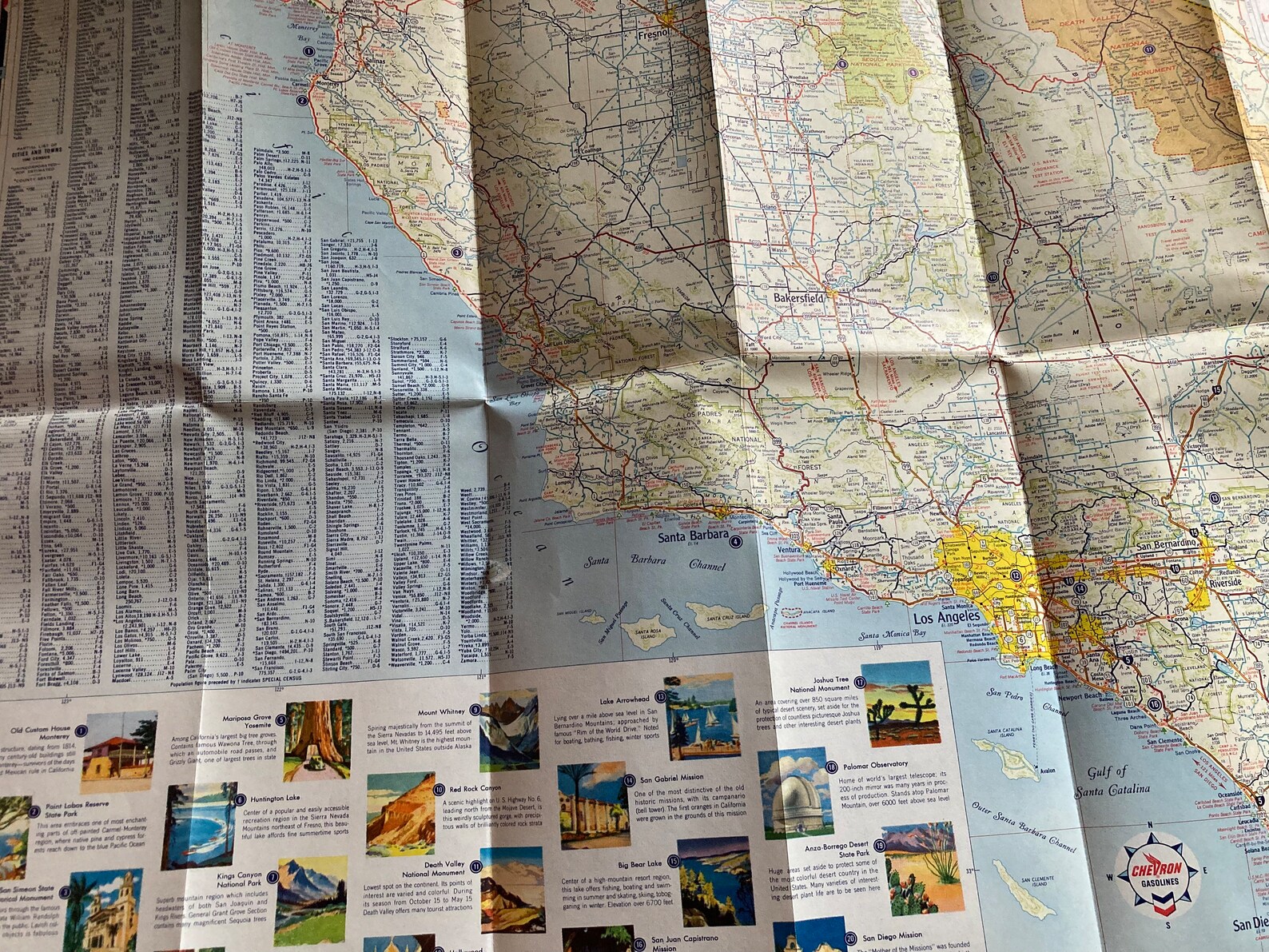 Vintage 1960s Maps From Cities Service, Conoco, and Chevron - Etsy