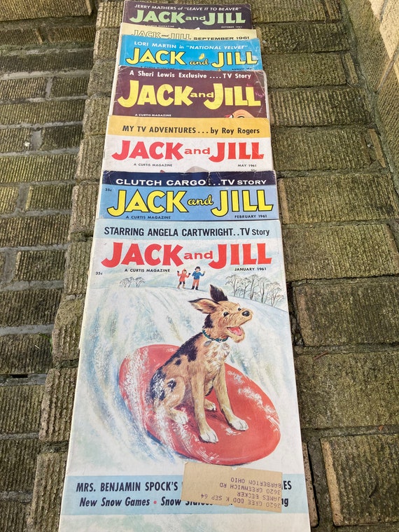 Jack and Jill Magazines 1961 - Etsy