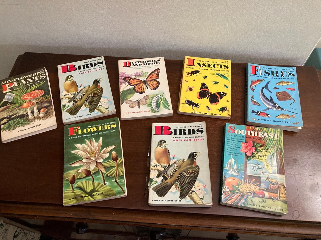 Golden Press Nature Guides From the 1950s and 1960s - Etsy