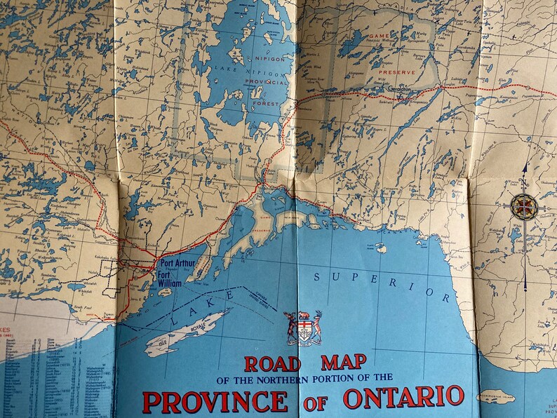 1940s Canadian Maps - Etsy