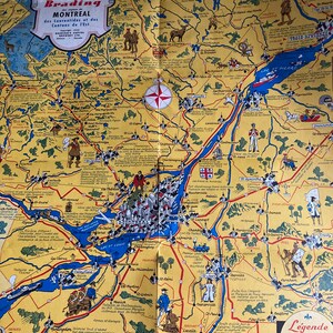 1940s Canadian Maps - Etsy