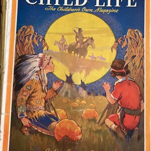 1936-37 Child Life Magazines - Etsy