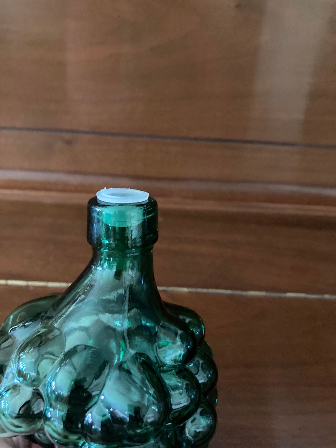 1960s Green Glass Grape Flask From Italy - Etsy