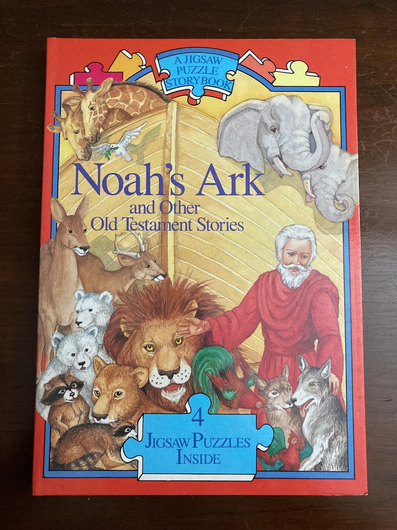 Jigsaw Puzzle Storybook, Noahs Ark and Other Old Testament Stories. - Etsy