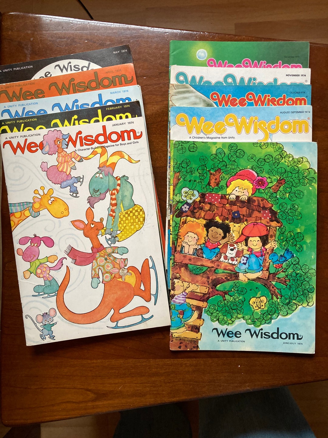 Wee Wisdom Magazine 1974, 10 Issues - Etsy