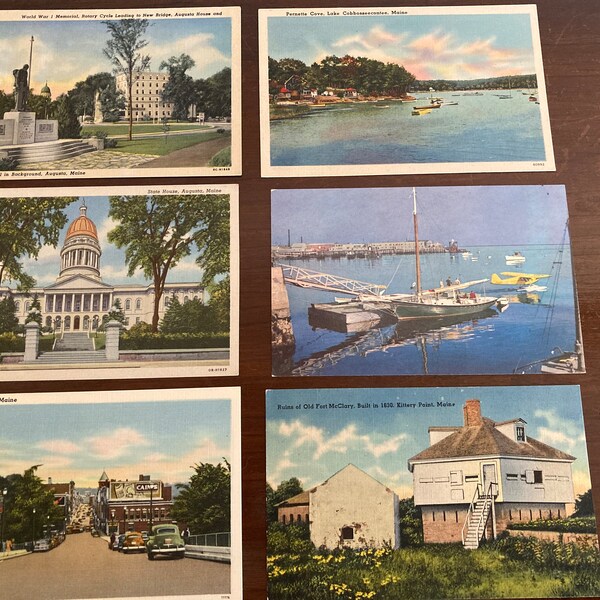 Maine Postcards - Etsy