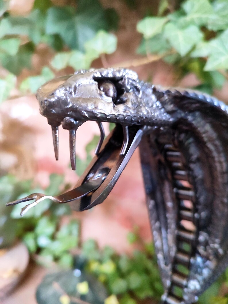 Cobra Snake Welded From Scrap Metal – Industrial Scrap Metal Art ...