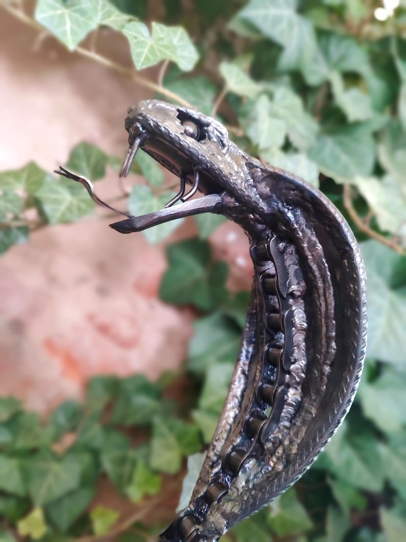 Cobra Snake Welded From Scrap Metal – Industrial Scrap Metal Art ...