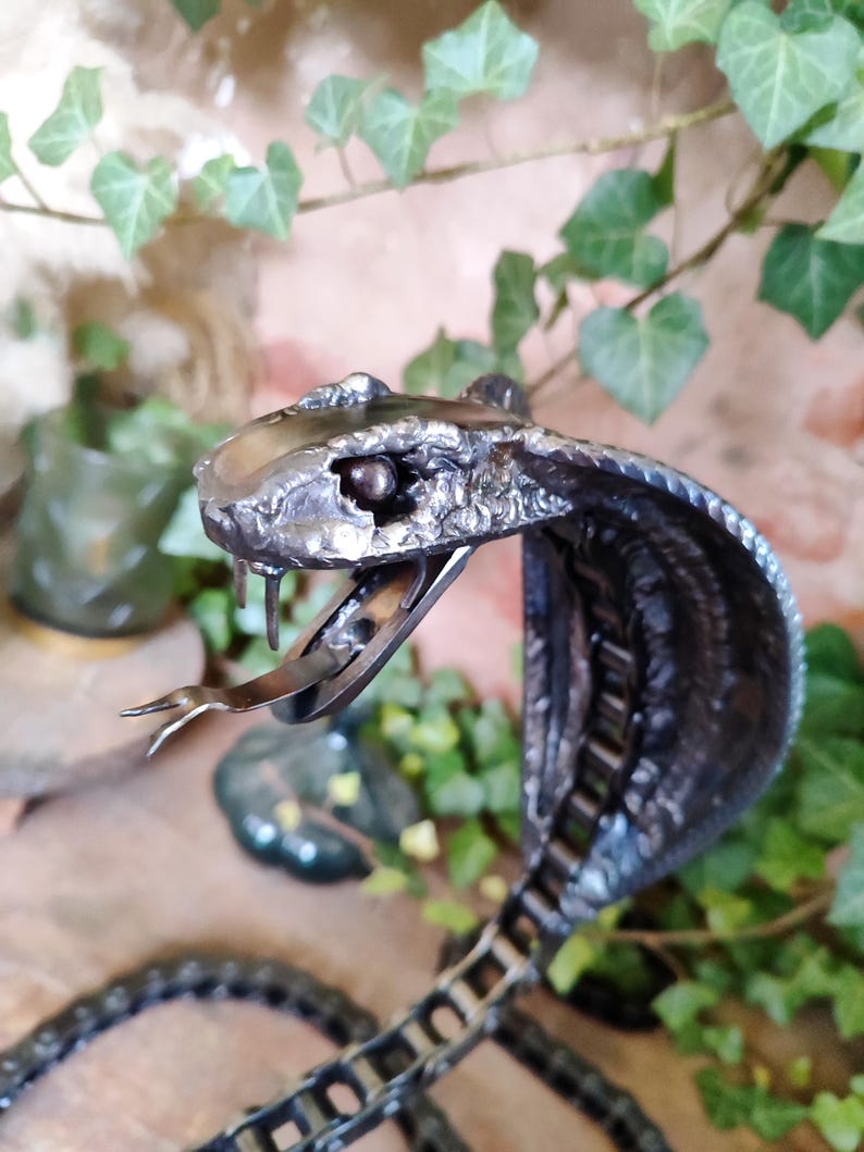Cobra Snake Welded From Scrap Metal – Industrial Scrap Metal Art ...