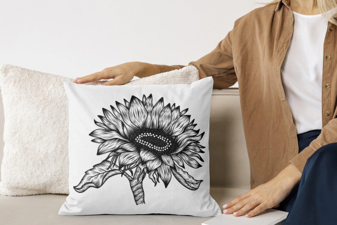 Sunflowers SVG, Sunflowers Clipart SVG, Sunflowers Line Art SVG ...