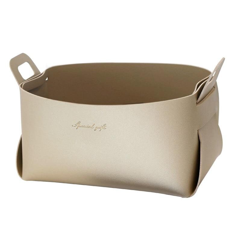 Faux Leather Magazine Basket - Etsy