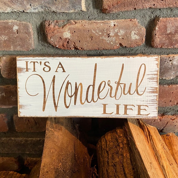 It's a Wonderful Life Sign - Etsy