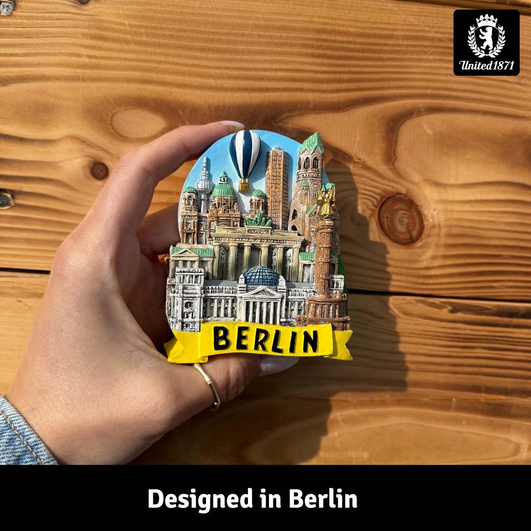 Berlin Souvenir Magnet Fridge Magnet Polyresin Magnet Souvenir Berlin - Etsy