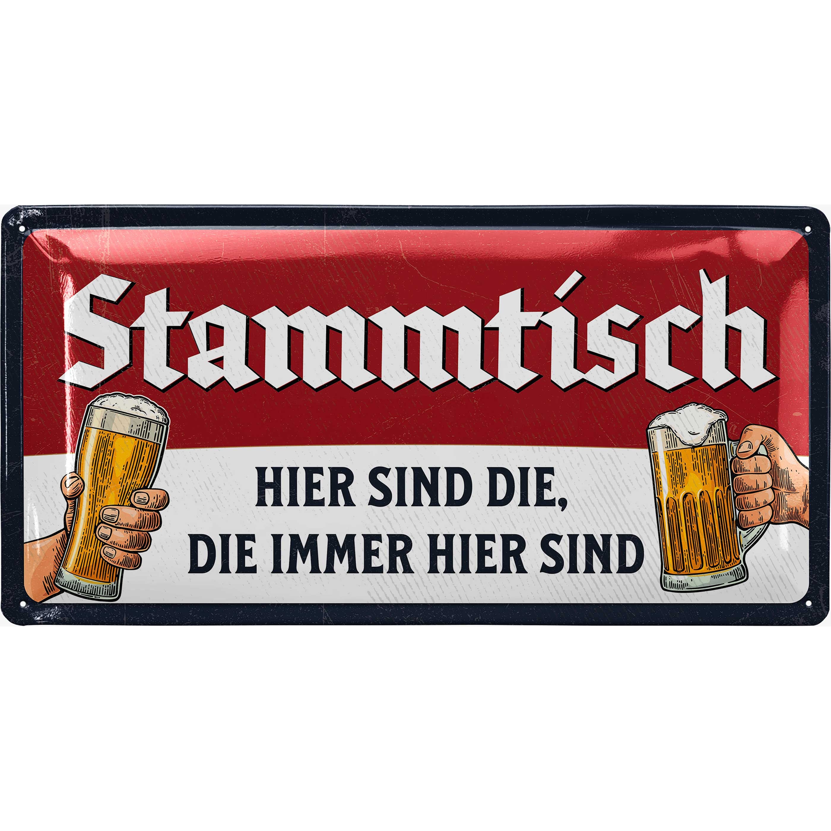 Stammtisch Schild Tin Sign Retro as a Gift for Beer Lovers - Etsy