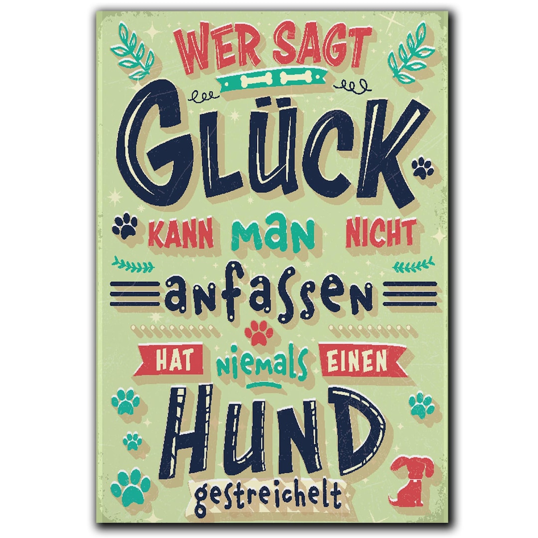 LANOLU Fridge Magnets Funny - Lucky Dog Stroked - Funny Magnets With ...