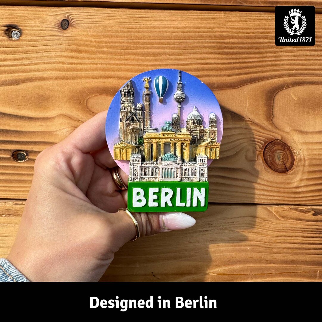 Berlin Souvenir Magnet Fridge Magnet Polyresin Magnet Souvenir Berlin - Etsy