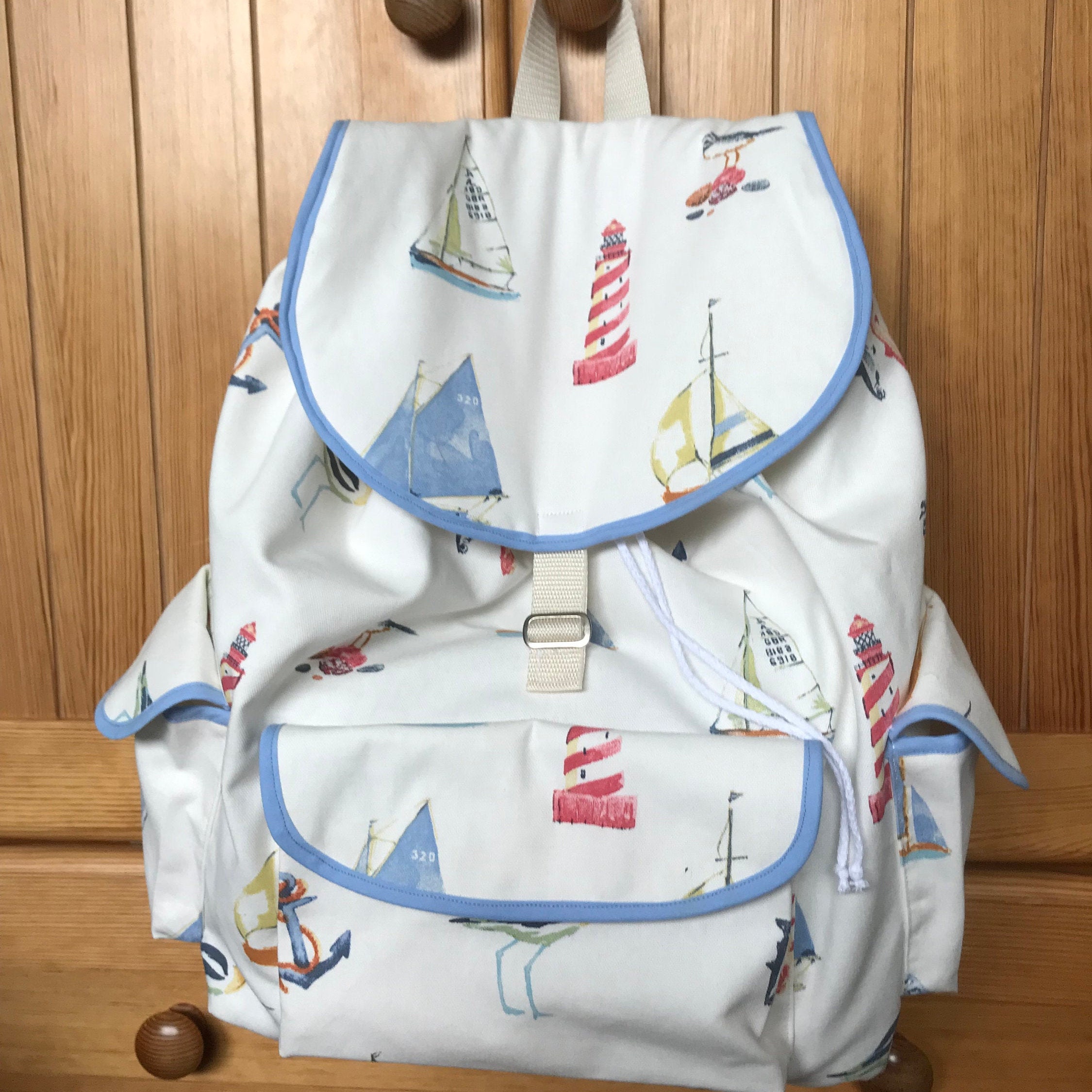 Nautical Canvas Backpacks