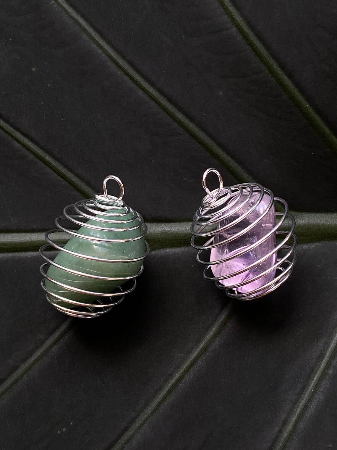 Crystal Cage Cage Pendant Cage Crystal Holder - Etsy