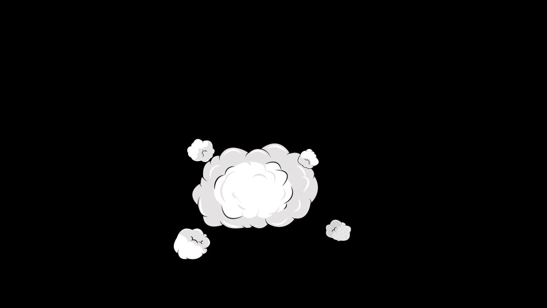 Cartoon Fight Cloud. - Etsy