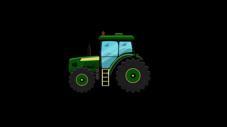 Farm Tractor Gif - Etsy