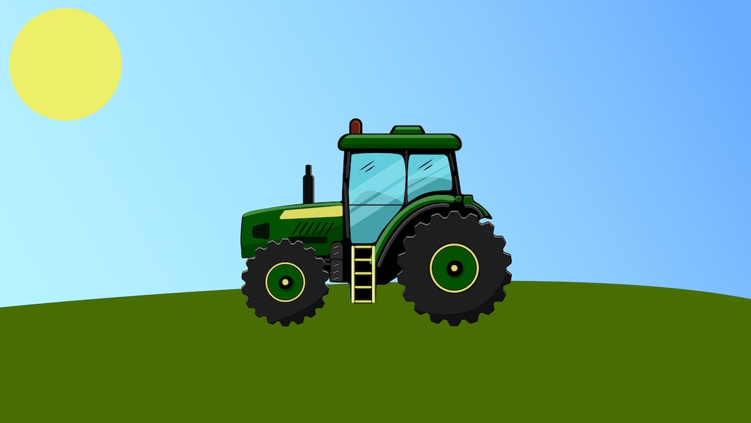 Farm Tractor Gif - Etsy