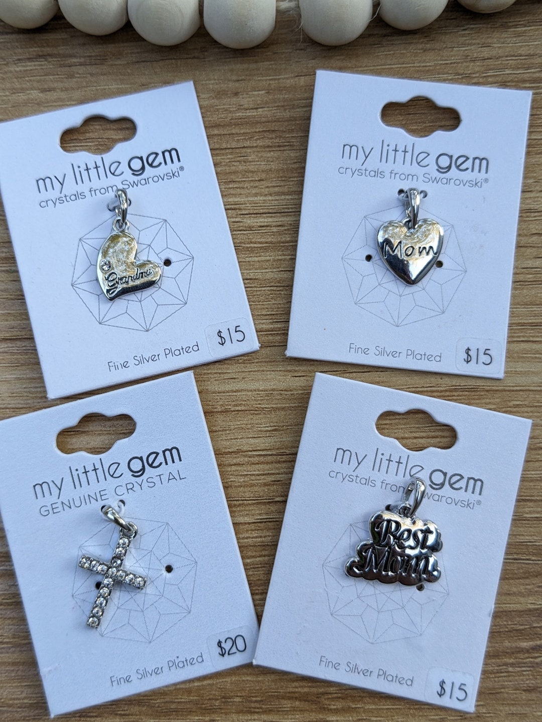 My Little Gem Mom, Grandma, or Cross Charm- Personalize Your Custom ...