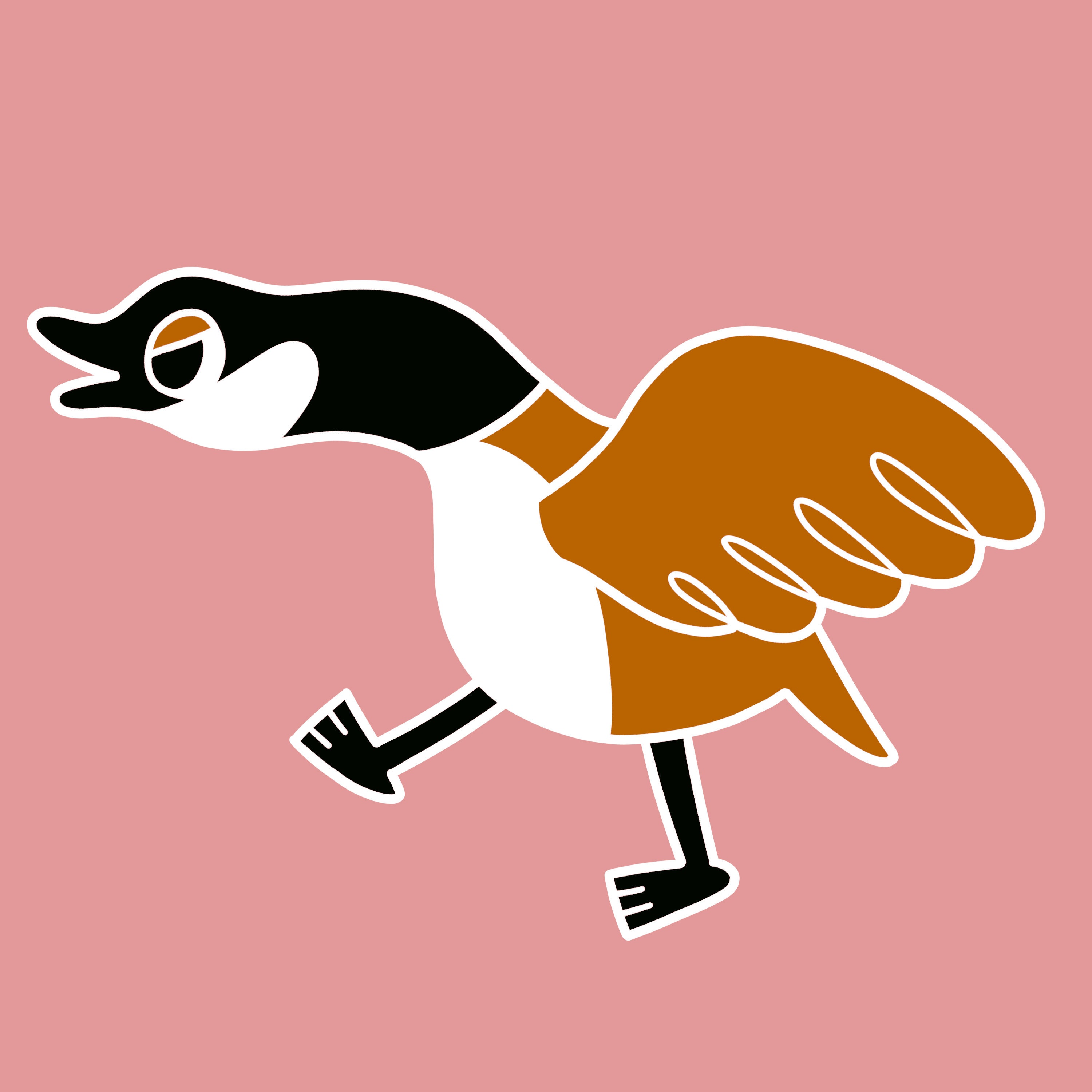Honk Honk Menacing Canada Goose Pin - Etsy