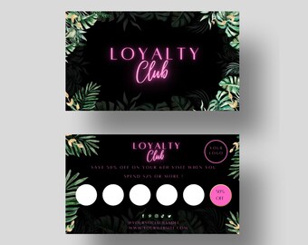 Green Rewards Card - Etsy