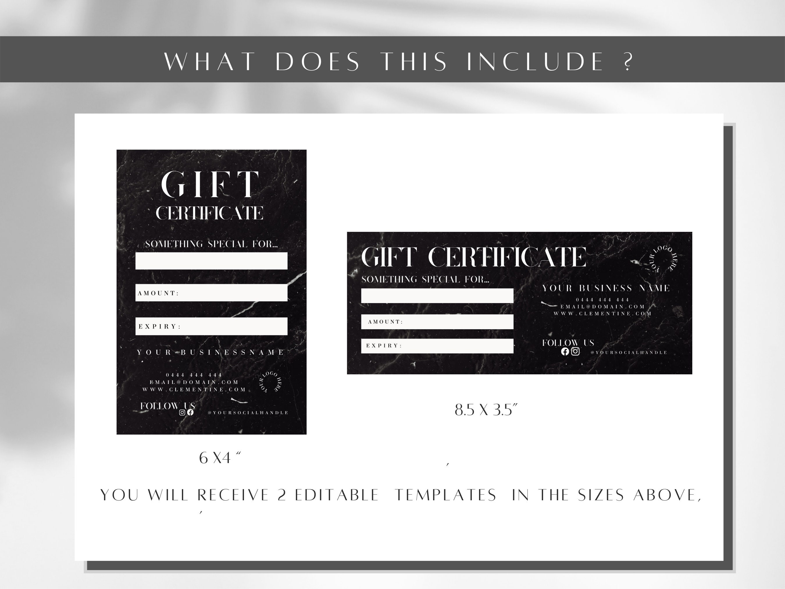 Gift Voucher Template Printable Voucher Beauty Esthetician - Etsy