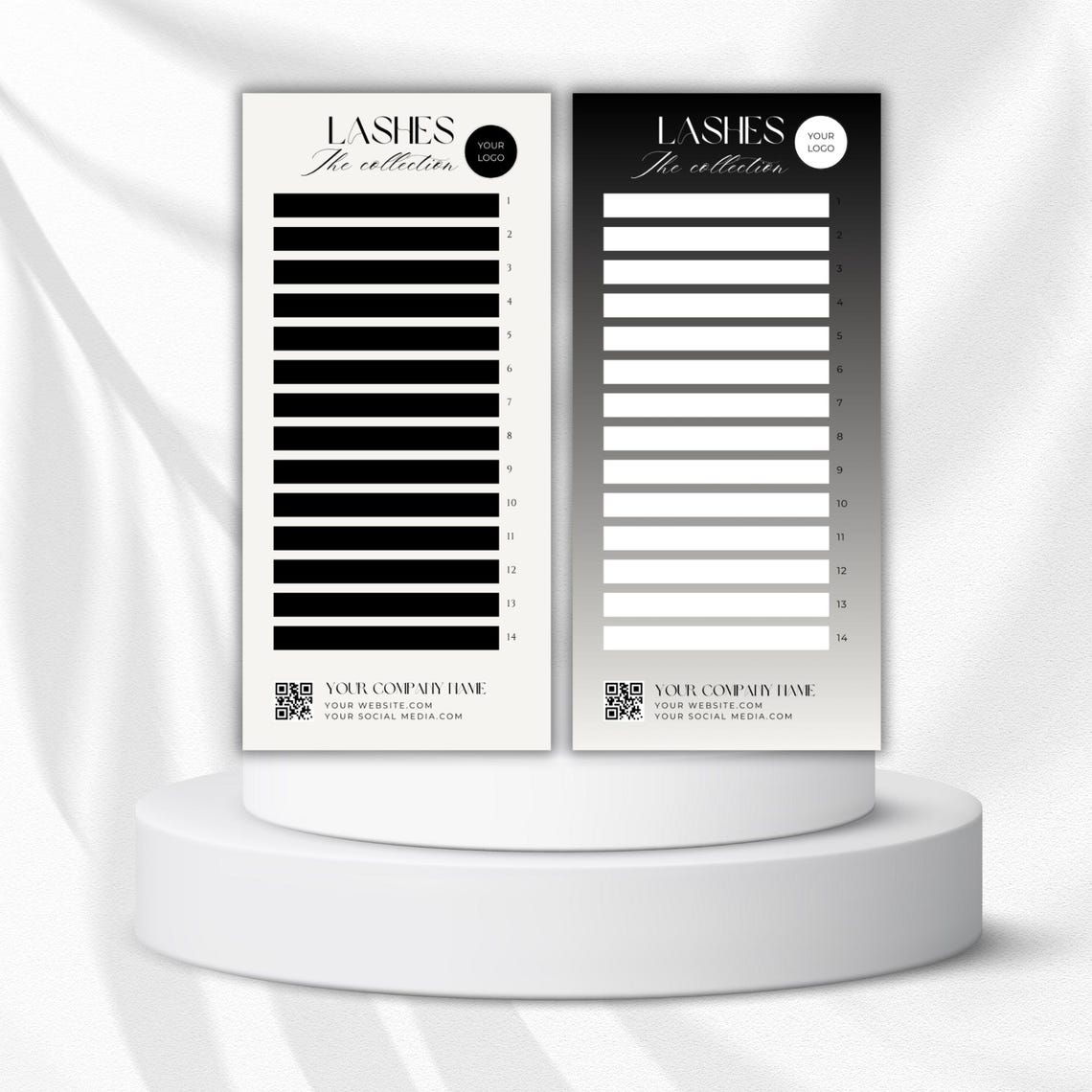 Eyelash Tray Template: Lash Packaging Mockup (canva Digital Download ...