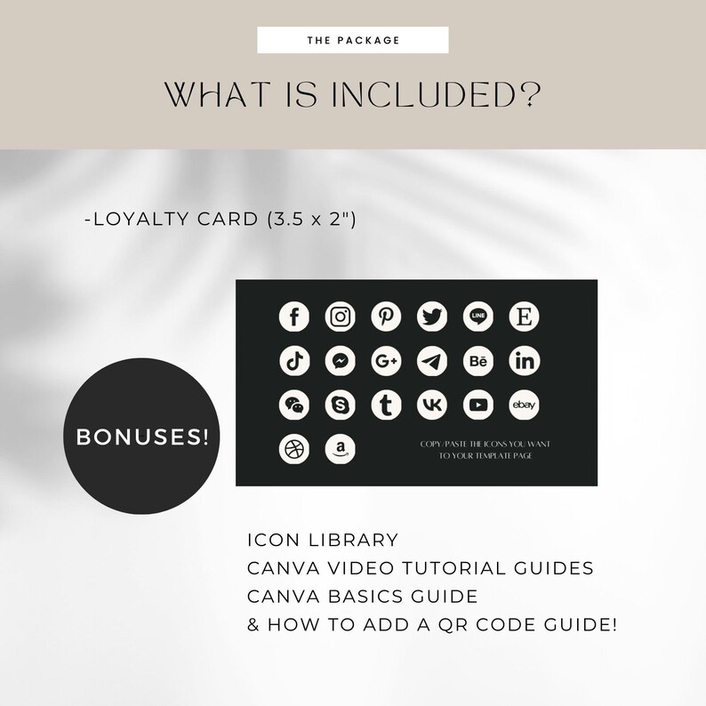 Salon Loyalty Card Template, Hair Beauty Rewards Program (printable) - Etsy