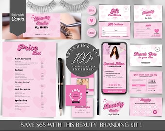 Pink Branding Kit - Etsy