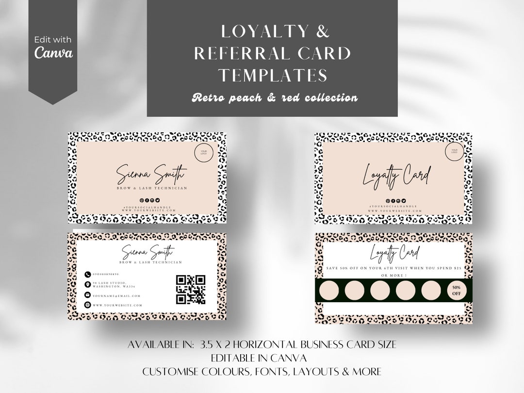 Diy Lash Loyalty Card and Beauty Business Card , Loyalty Punch Card ...