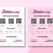 Pink Retro Scan to Pay Template, Scan to Pay Template, Scan to Pay Sign ...