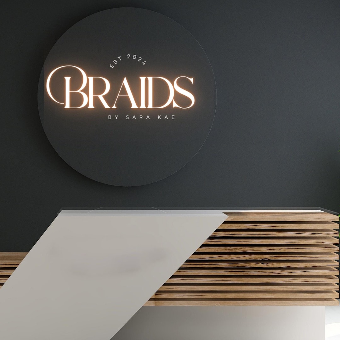 Hair Braider Logo, Logo Branding, 3 Logo Templates, Canva Diy Logo ...