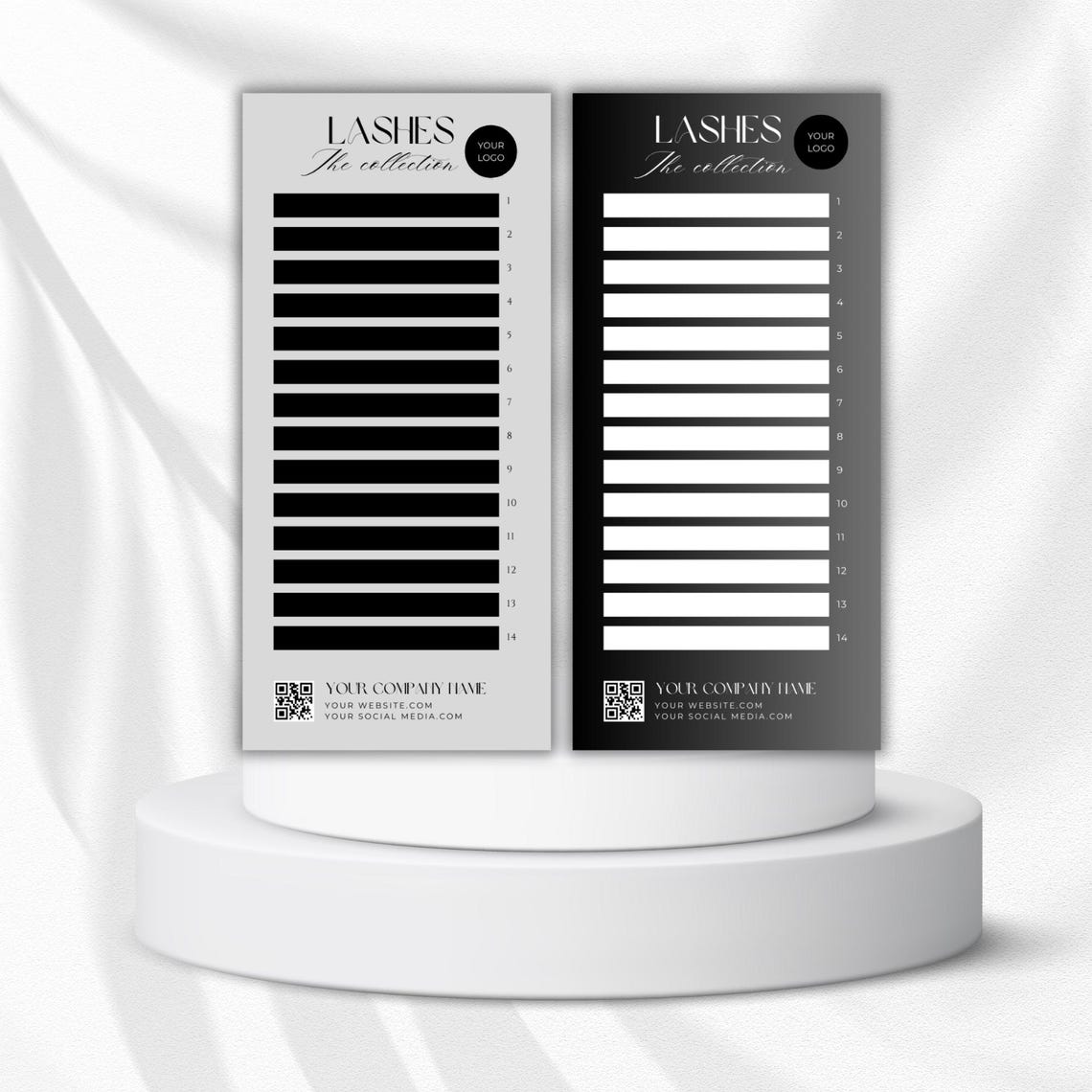 Eyelash Tray Template: Lash Packaging Mockup (canva Digital Download ...