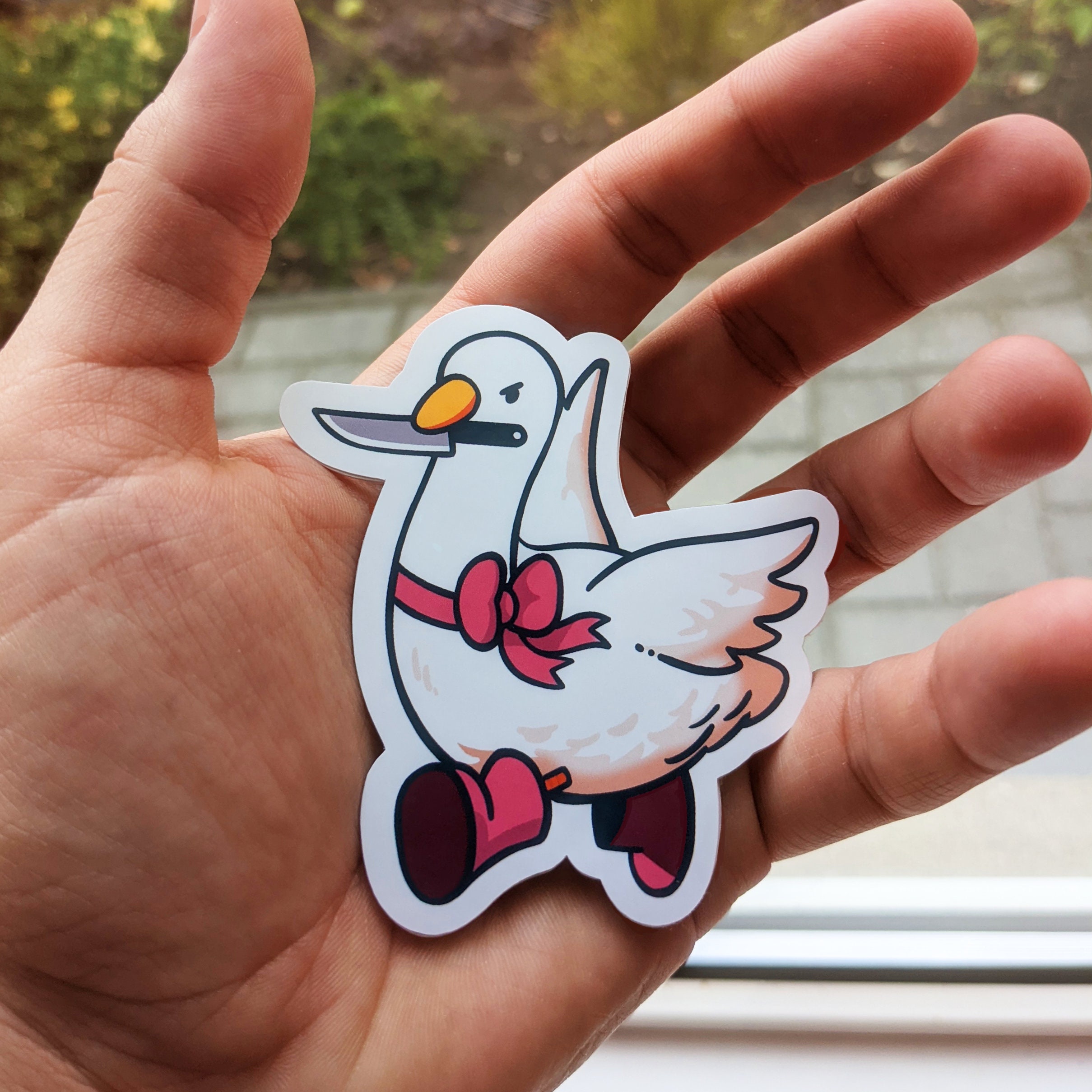 Geese Stickers Cute and Funny Stickers Angry and Magic - Etsy