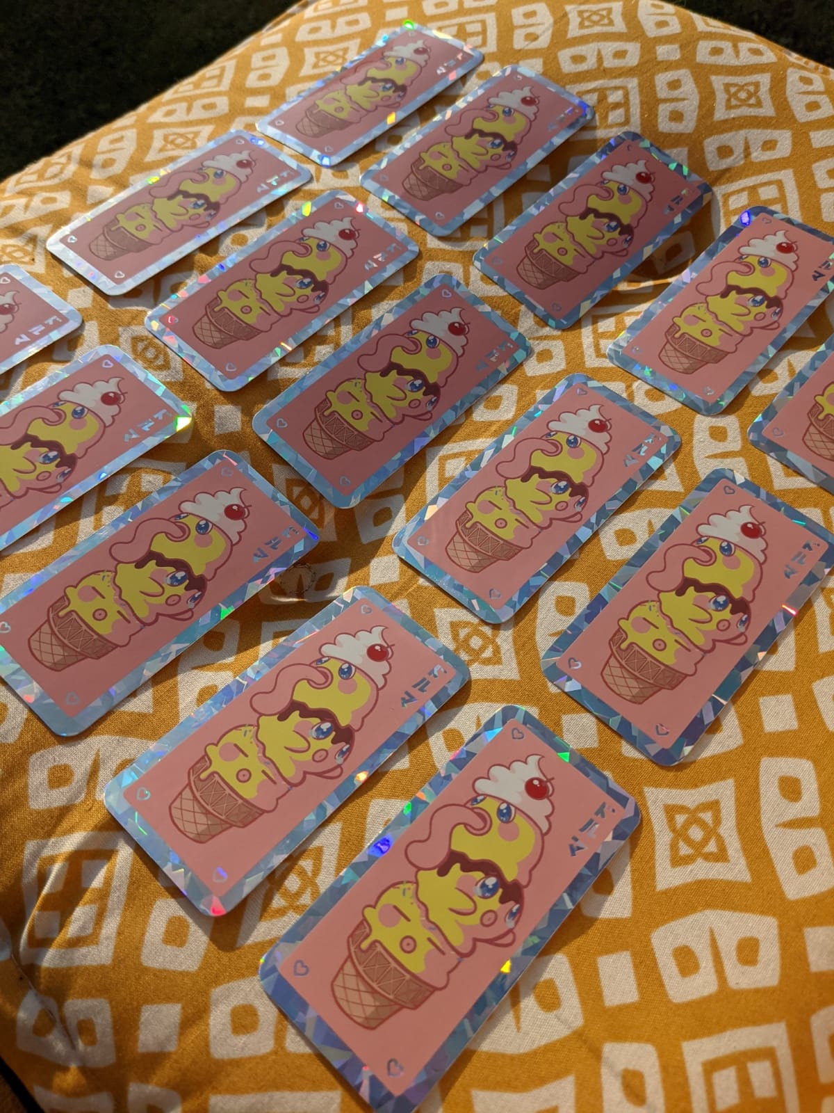 IJs chillin chillin holo sticker Dolma - Etsy Nederland