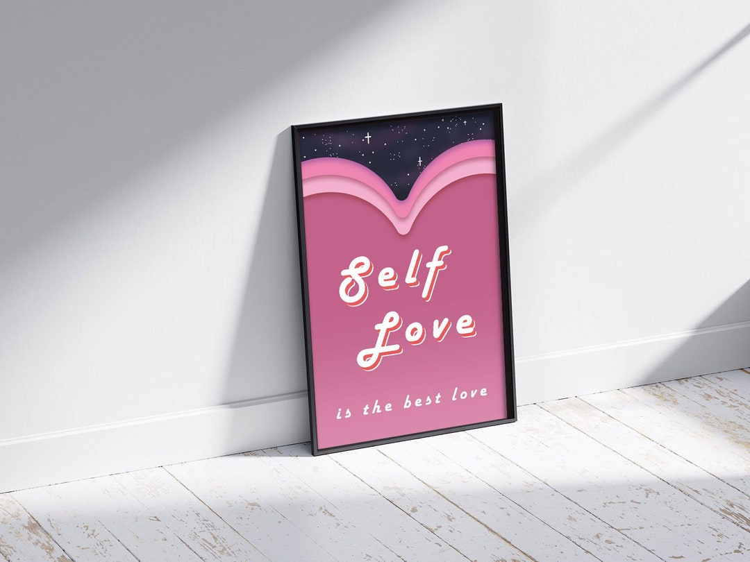 Self Love Poster Digital Download Wall Print Self Care Home Decor Love ...