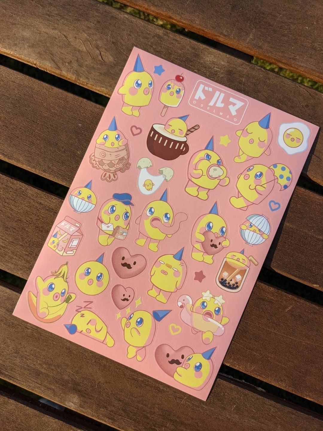 Dolma Sticker Sheet Cute and Kawaii Lovely Stickers - Etsy