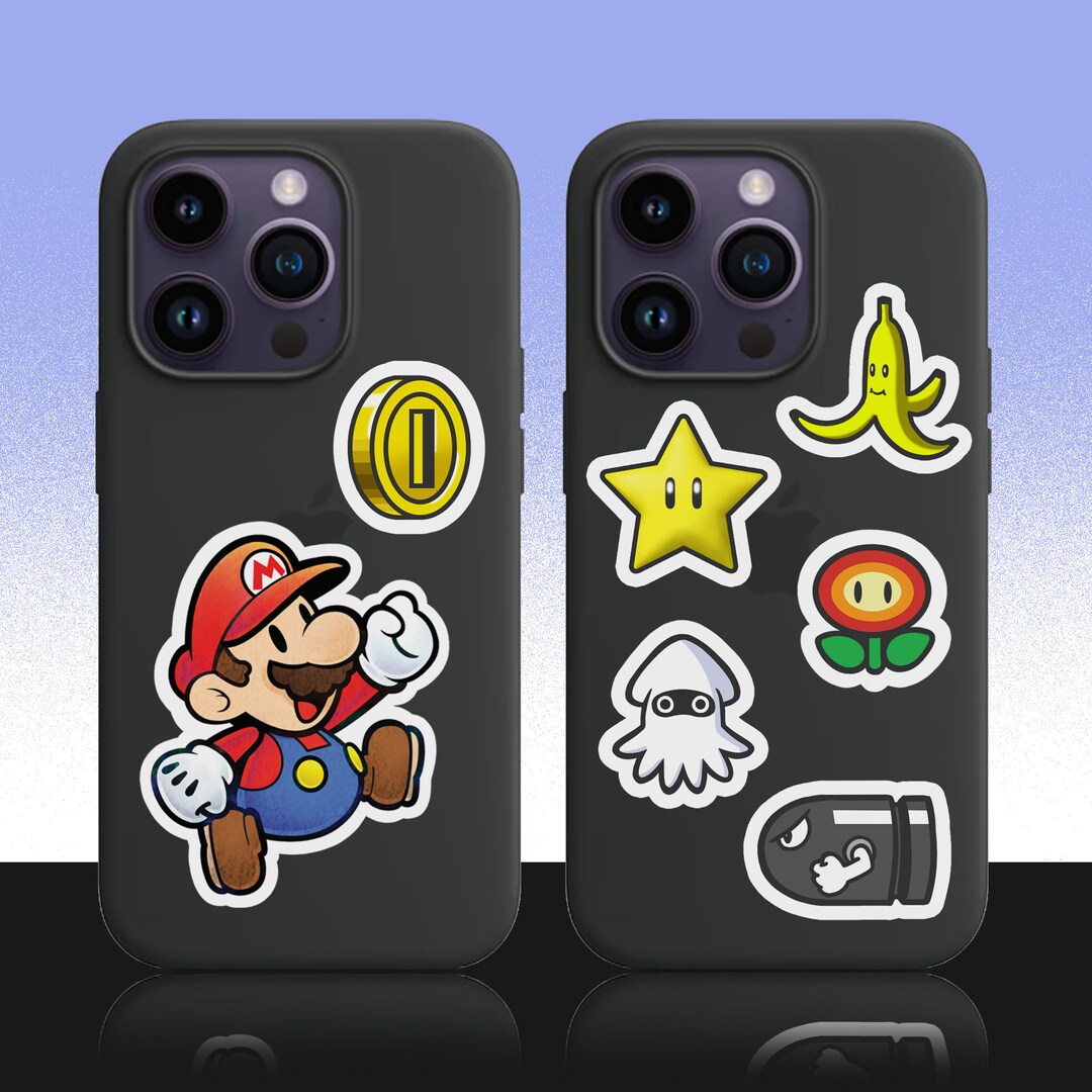 Mario Sticker Sheets | Paper Mario Sticker Star | Mario Fan Gift ...
