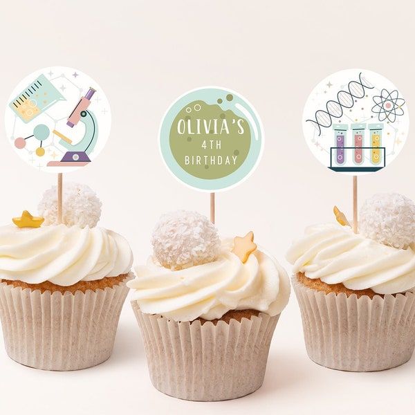 Science Cake Topper - Etsy