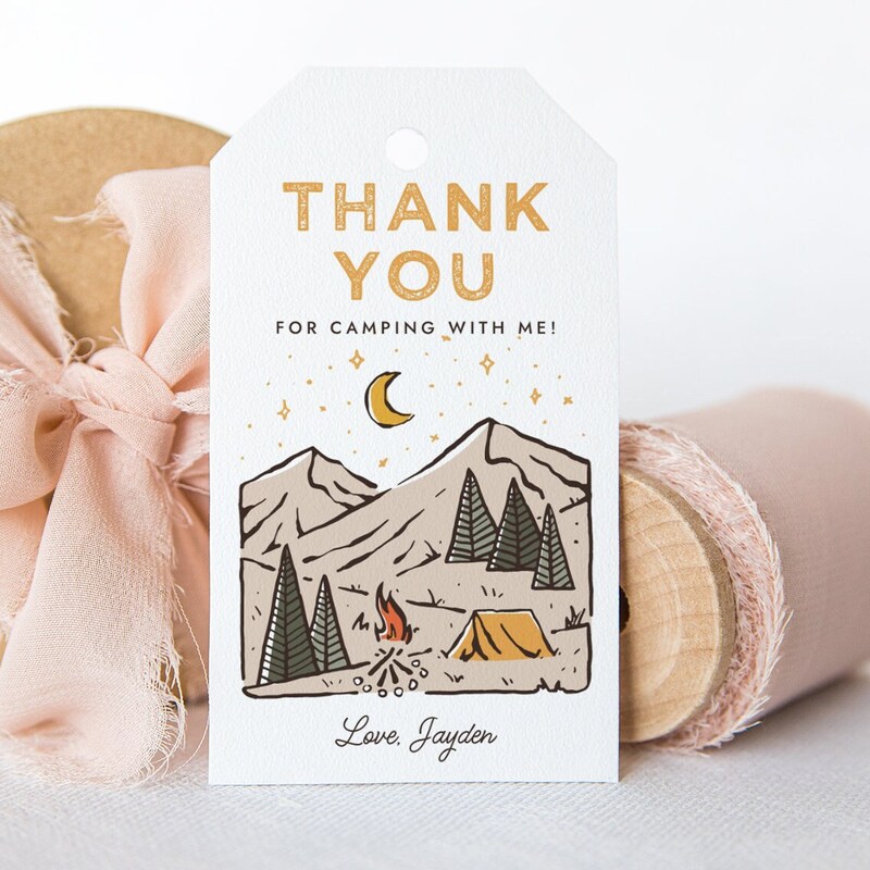 Camping Thank You - Etsy