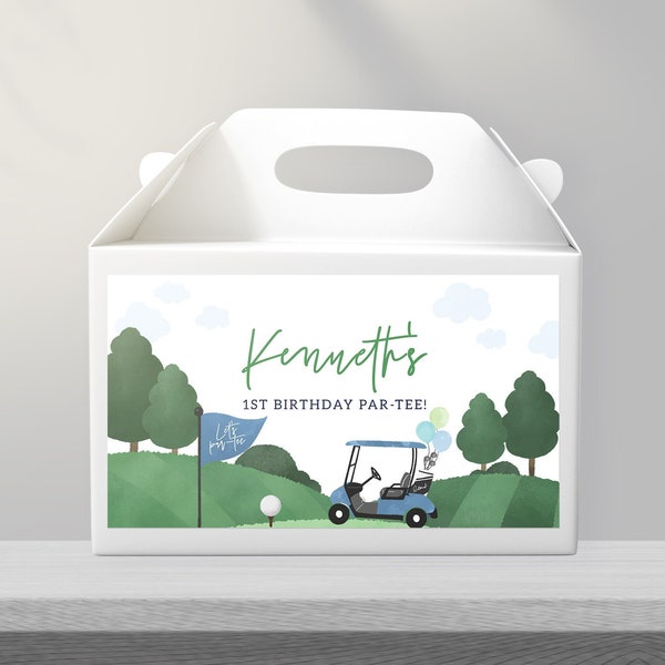 Golf Favor Box - Etsy
